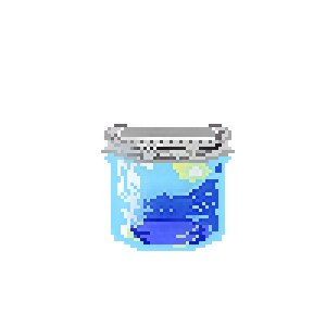 a pixeled jar – Of Words Thrown Askew